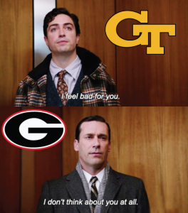 UGA vs. Georgia Tech: Clean Old-Fashioned Hate – Pretty Southern